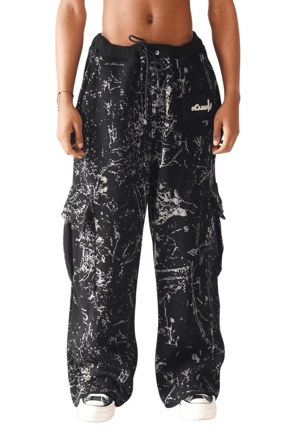 Acid Rain Jacquard Cargo Pants
