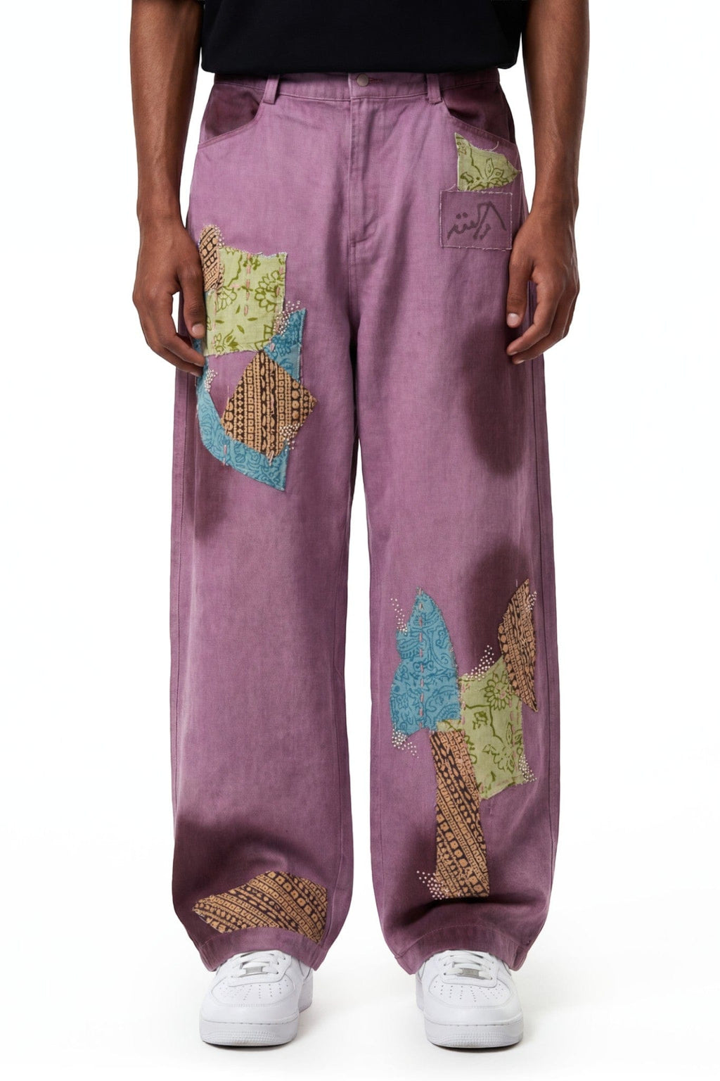 Dusty Pink Denim Pants – Rastah