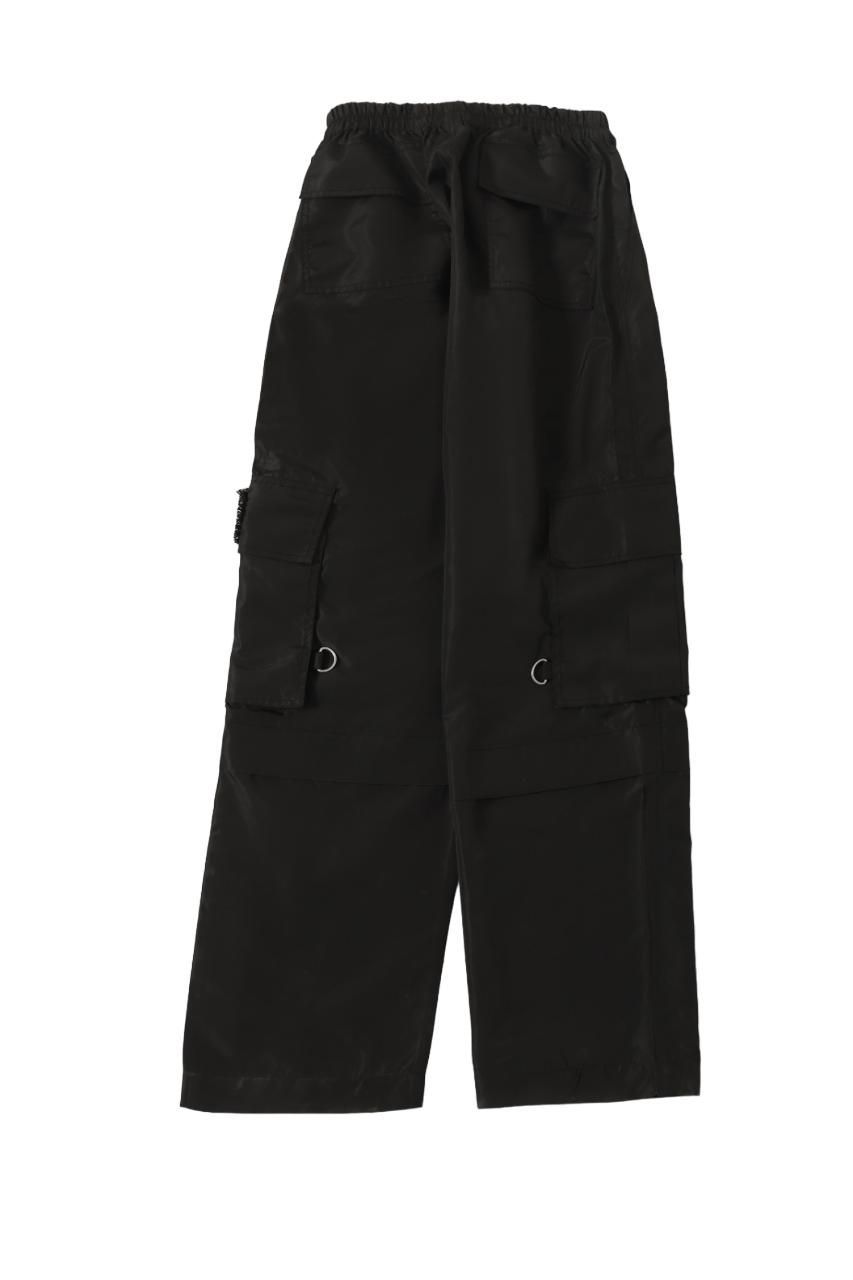nylon patch logo cargo pants – Rastah