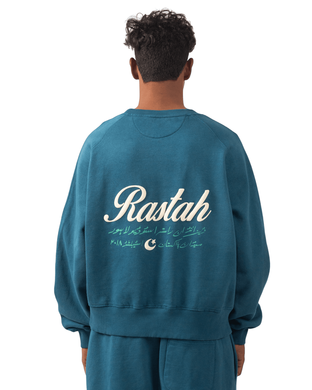 DARK CYAN MADE IN PAK SWEATSHIRT (V4) – Rastah